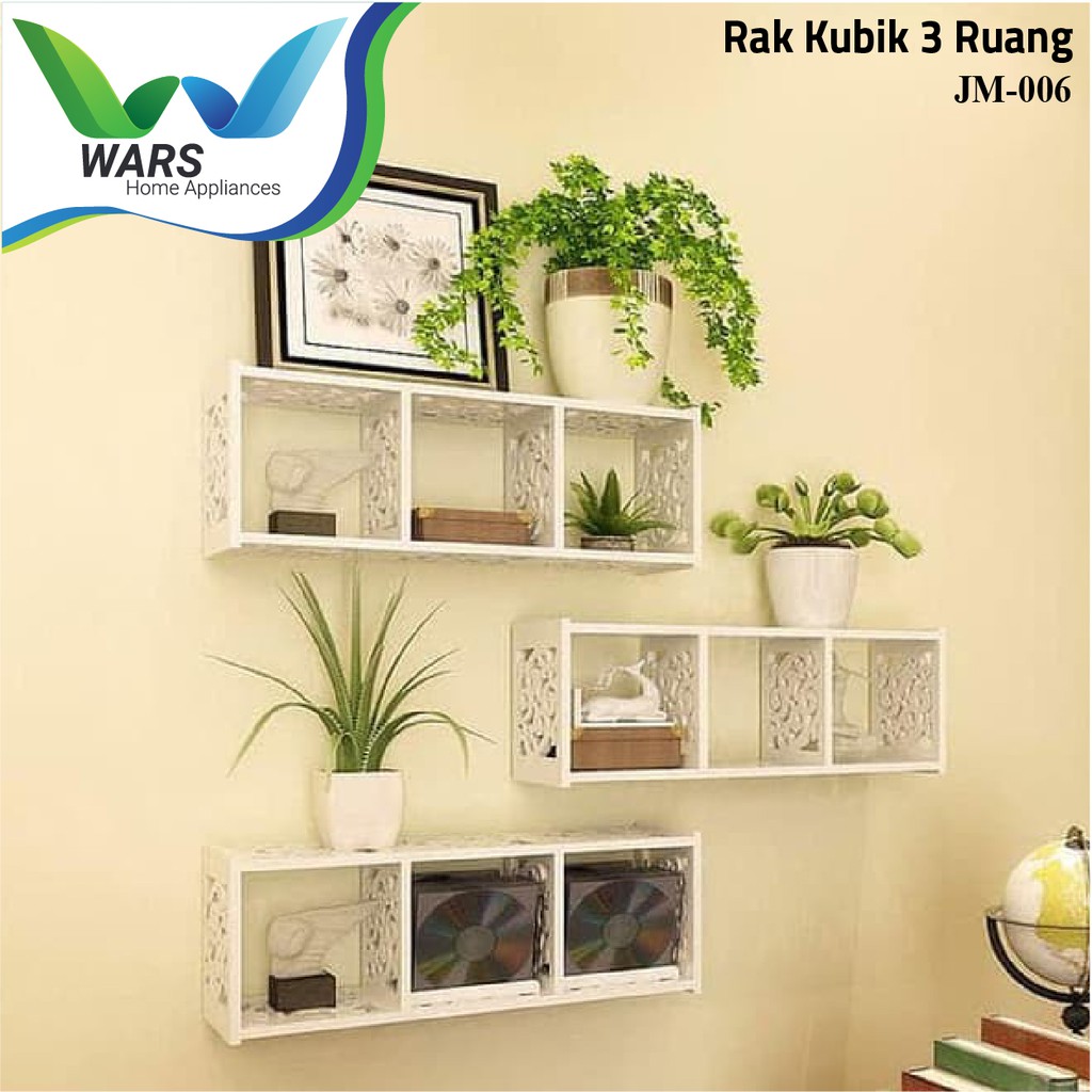 Rak Kubik 3 Ruang JM-006 Bahan WPC – Wars Home Appliances